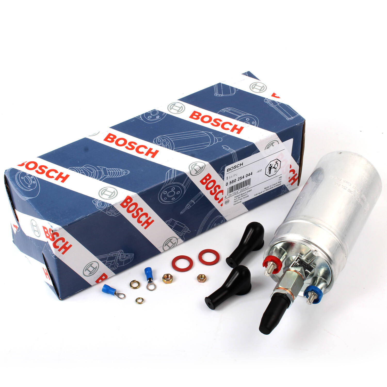 1x Genuine BOSCH 300LPH Universal External Inline Fuel Pump 0580254044 ...