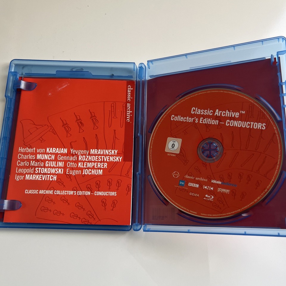 Blu-Ray Conductors - Classic Archive, Collector's Edition Classical ...
