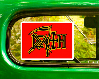 2 DEATH BAND DECALs Sticker Bogo For Car Window Bumper Laptop Free ...