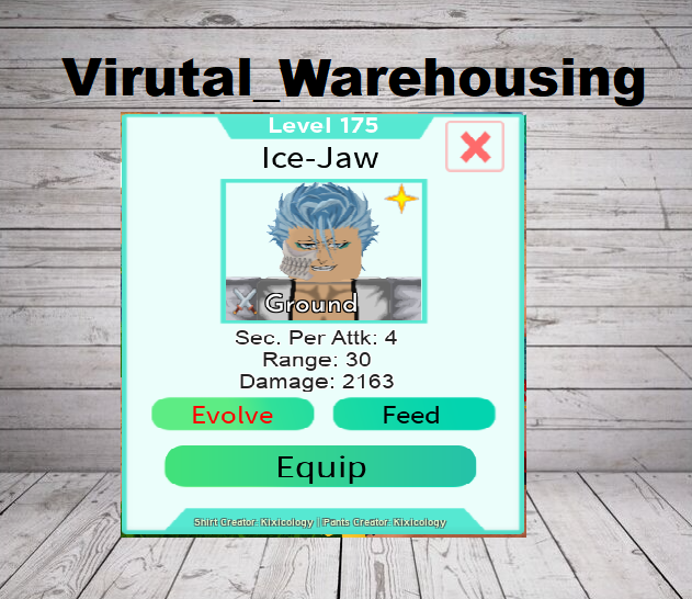 Roblox | All Star Tower Defense | ASTD| ICE JAW | eBay