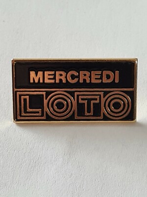 (B1) pins pin's mercredi loto | eBay