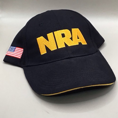 NRA Embroidered With Flag Hat Adjustable Ball Cap Vintage | eBay