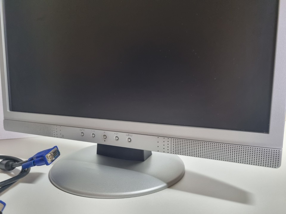 AOC VGA Computer Monitor 19 Inch AOC L19WH LCD with Built in Speakers ...