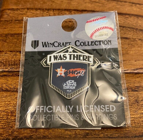 2022 Houston Astros Spring Training "I WAS THERE" Lapel Pin Wincraft ...