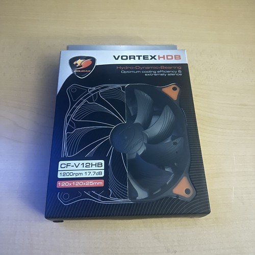 PC Fan 120mm Vortex Hydro Dynamic Bearing Fluid Fans Sealed New Cougar ...
