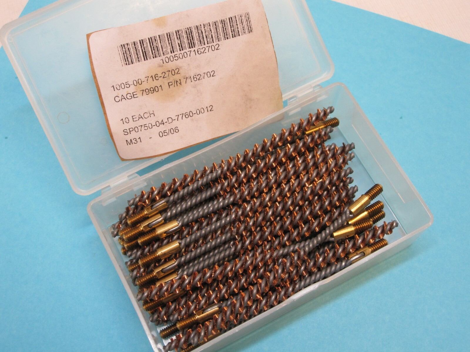 (2) USGI 50 CAL FIRING PIN HOLE CLEANING BRUSH M2HB 1005-00-716-2702 ...