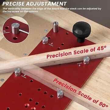 ENJOYWOOD Hooked On Wood Precision Router Table Rail Coping Sled ...