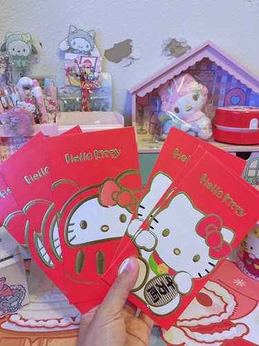 Sanrio Official Family Kawaii Chinese Lunar New Year Red envelope Fast ...