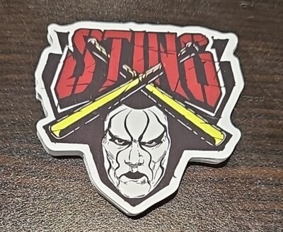 Vintage Wrestling Sticker Sting The Icon WWE AEW | eBay