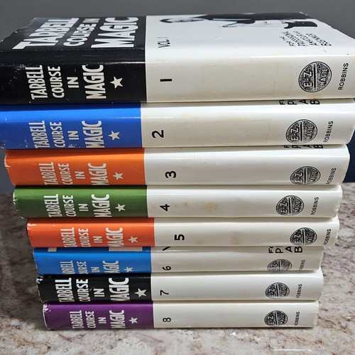 TARBELL COURSE IN MAGIC Complete Set Vol. 1-8 Book Trick Magician Learn ...