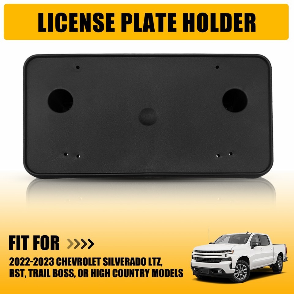 Front License Bracket Plate for Chevrolet 2022-2023 Silverado LTZ, RST ...