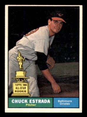 1961 Topps Baseball #395 Chuck Estrada EX/MT *e1 | eBay