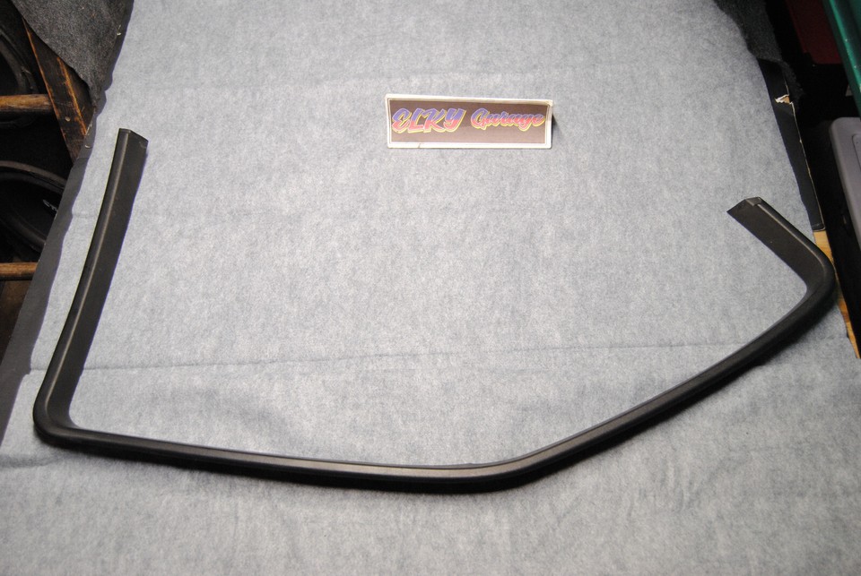 1991+ E34 Sedan Left Rear Door Window Interior Black Plastic Trim (from ...