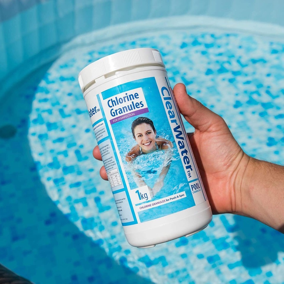 CLEARWATER CHEMICAL CHLORINE GRANULES SWIMMING POOL HOT TUB SPA POOL ...