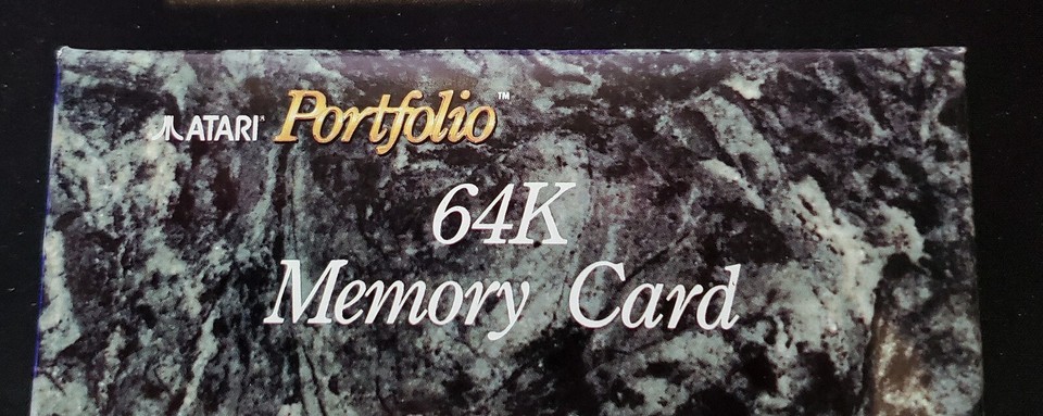Atari Portfolio Computer 64K Memory Card - NEW UNOPENED BOX | eBay
