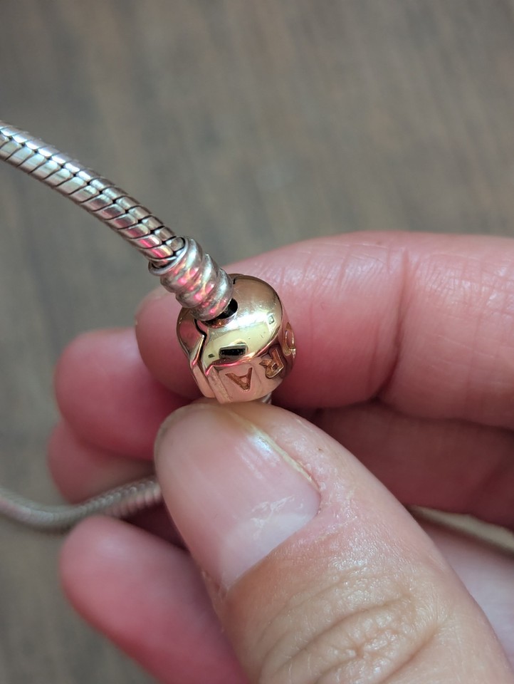 Pandora Moments Bracelet With Rose Gold Clasp 18cm - 580702 | eBay UK