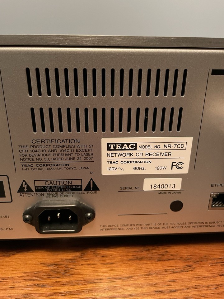 Teac NR-7CD All-In-One Network CD Integrated Amplifier | eBay