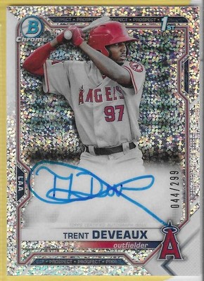 2020 Bowman Chrome Sparkle Trent Deveaux Angels RC Auto (CB) | eBay