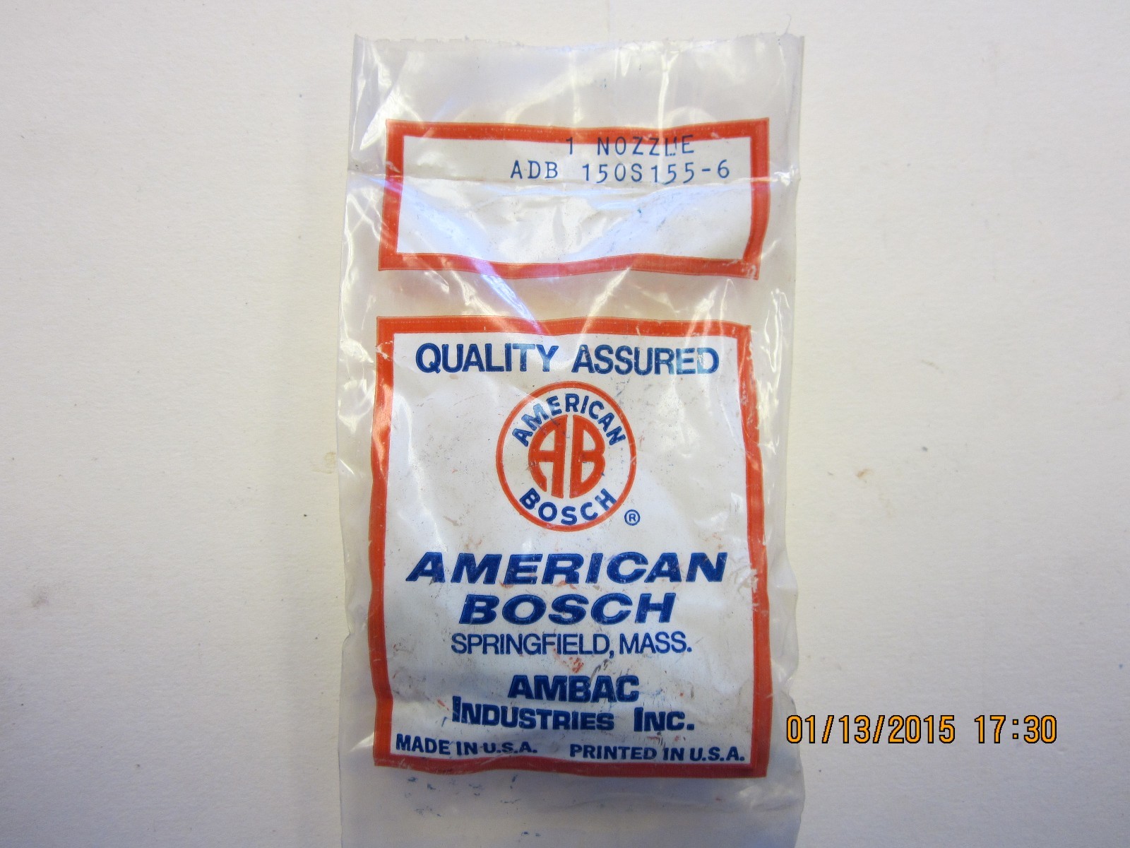 AMERICAN BOSCH - AMBAC INJECTOR NOZZLES ADB150S155-6 | eBay