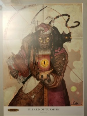 Wizard of Turmish signed print dungeons and dragons | eBay