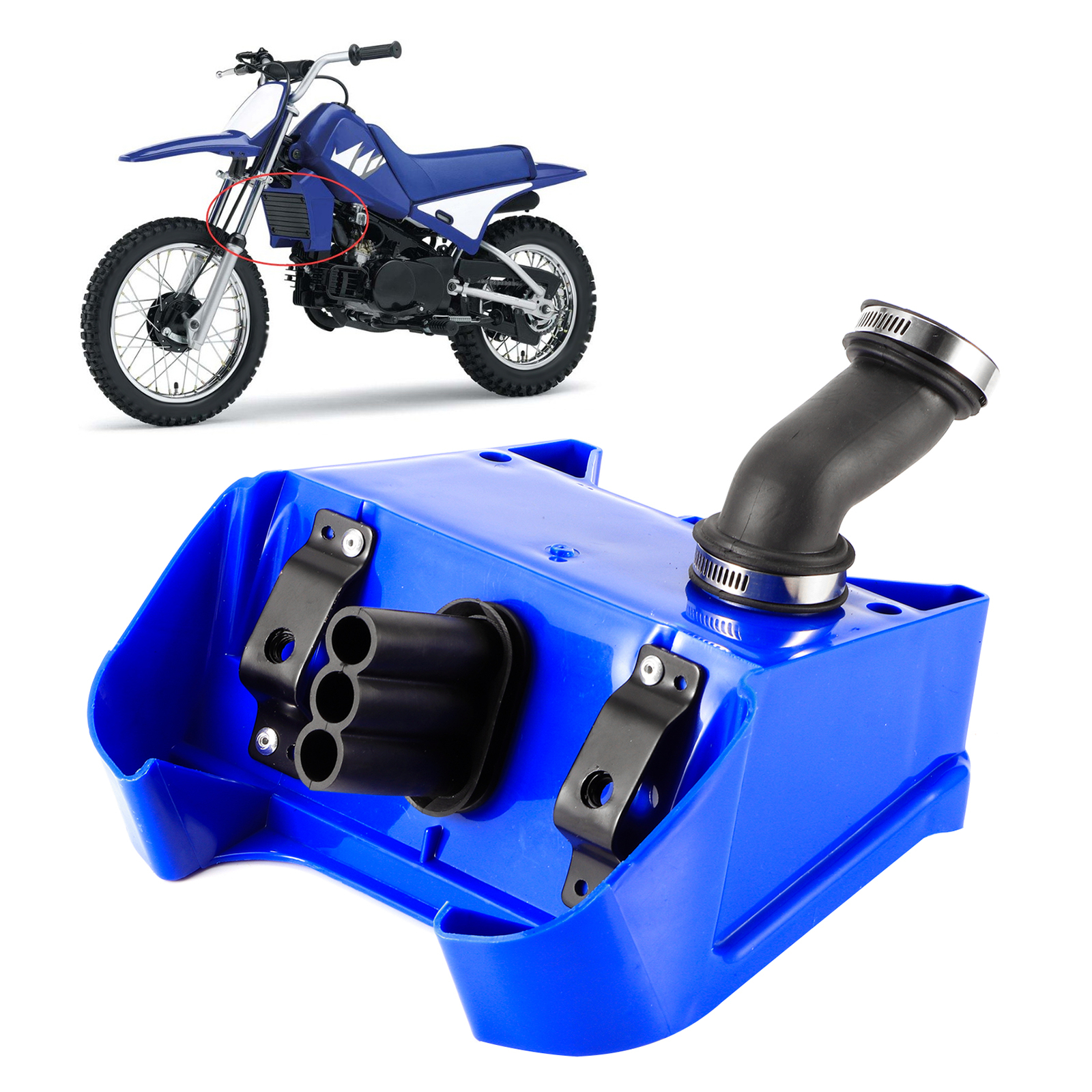 Air Box Filter Cleaner Assembly For Yamaha PW80 PY80 Pit Bike ATV ...
