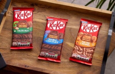Kit Kat Sharing Bar 99g Hazelnut | Double Chocolate | Salted Caramel ...