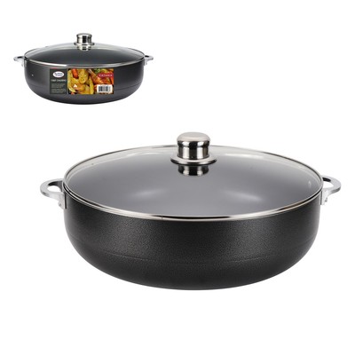 Alpine Cuisine Non-Stick Dutch Oven 13Qt with Glass Lid Multi-Purpose ...