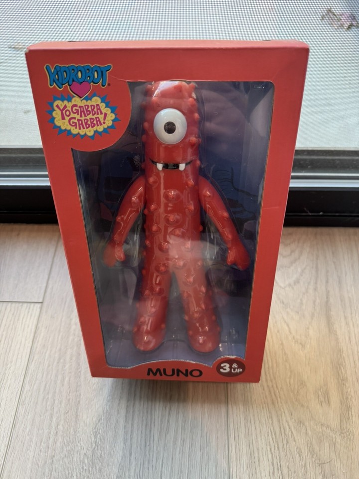 Yo Gabba Gabba! Muno Kidrobot 10” Toy Figure In Box 2007 Never Opened ...