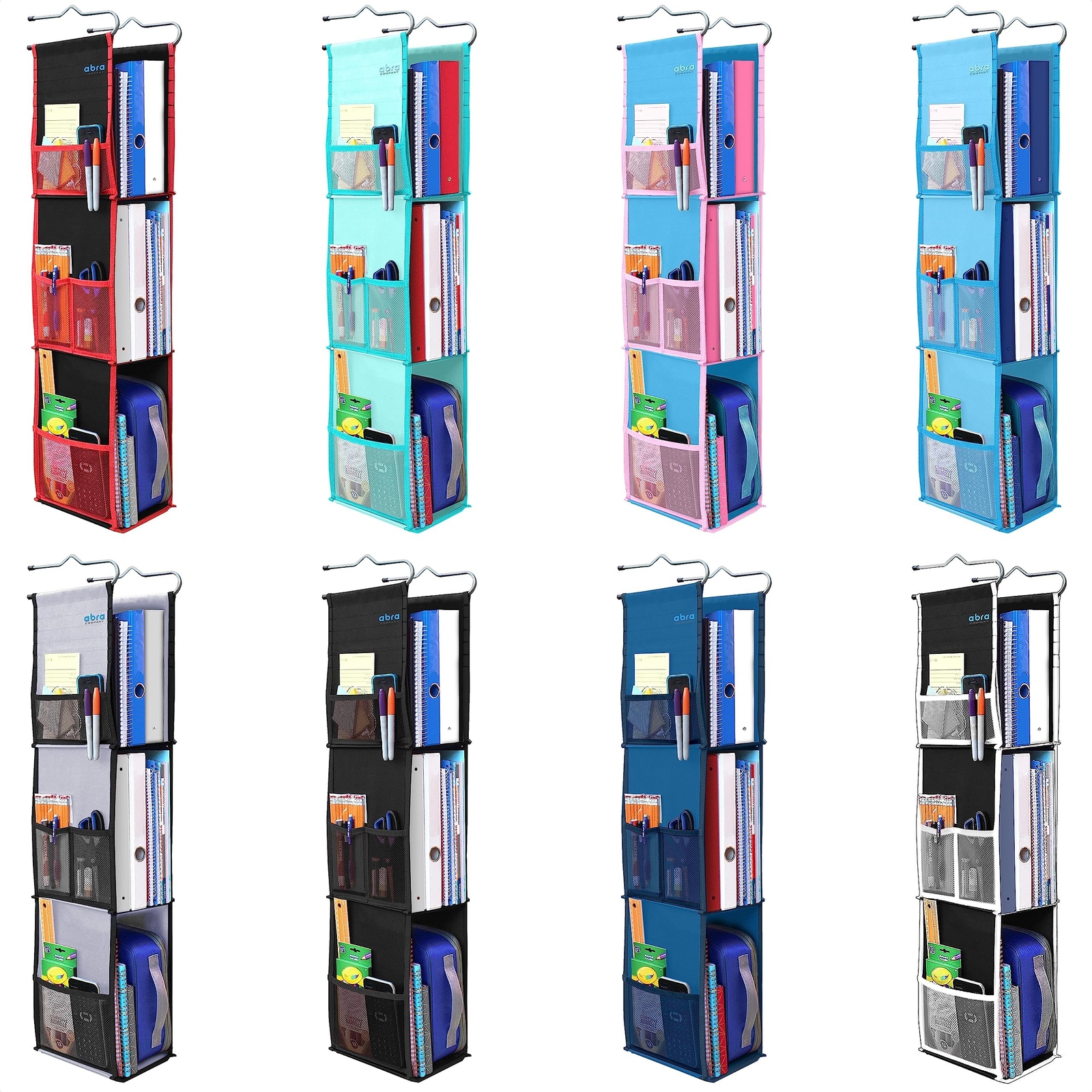 ABRA® 3 Shelf Hanging Locker Organizer for School, Gym, Work, Storage ...