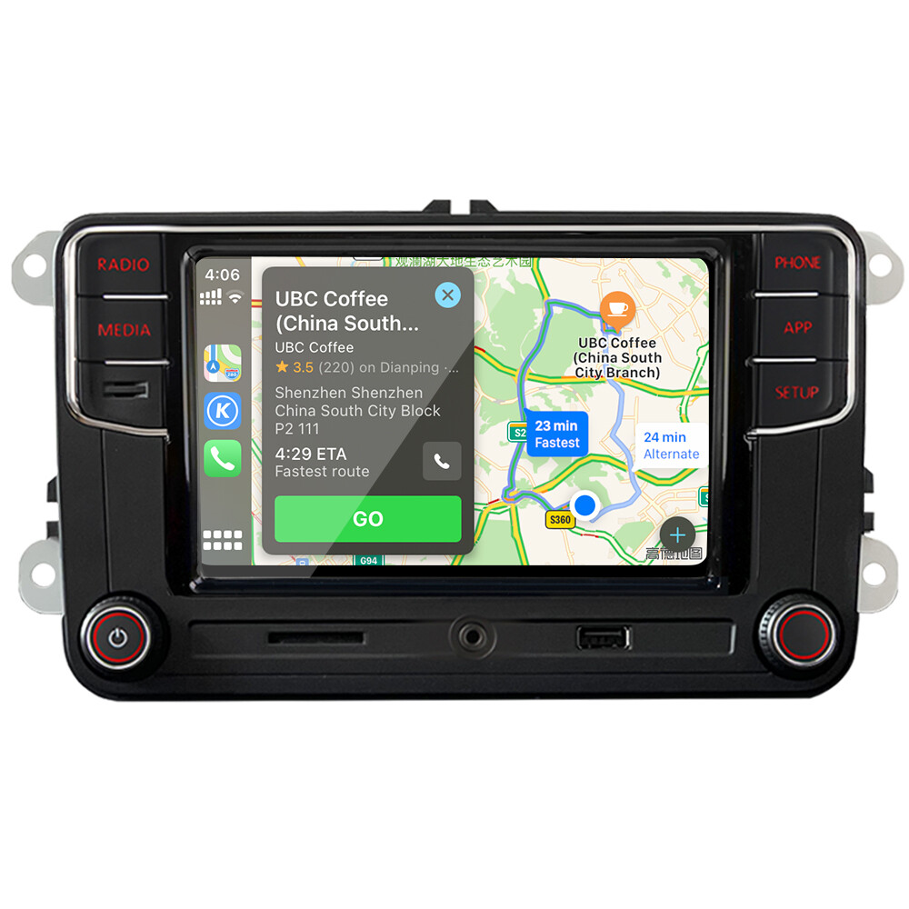 For VW Golf Jetta NONAME RCD330 187D Apple Carplay Android Auto Car ...