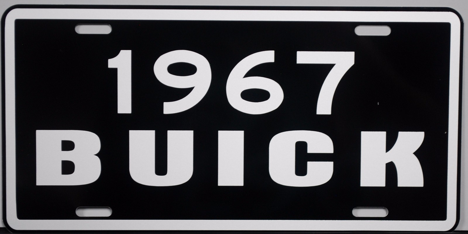 1967 BUICK METAL LICENSE PLATE RIVIERA WAGON ELECTRA LESABRE INVICTA ...