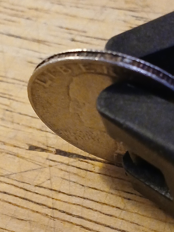 1980-P Error Quarter, Filled-In 'P' & Over Lap Edges, USA Coin 25C 25 ...