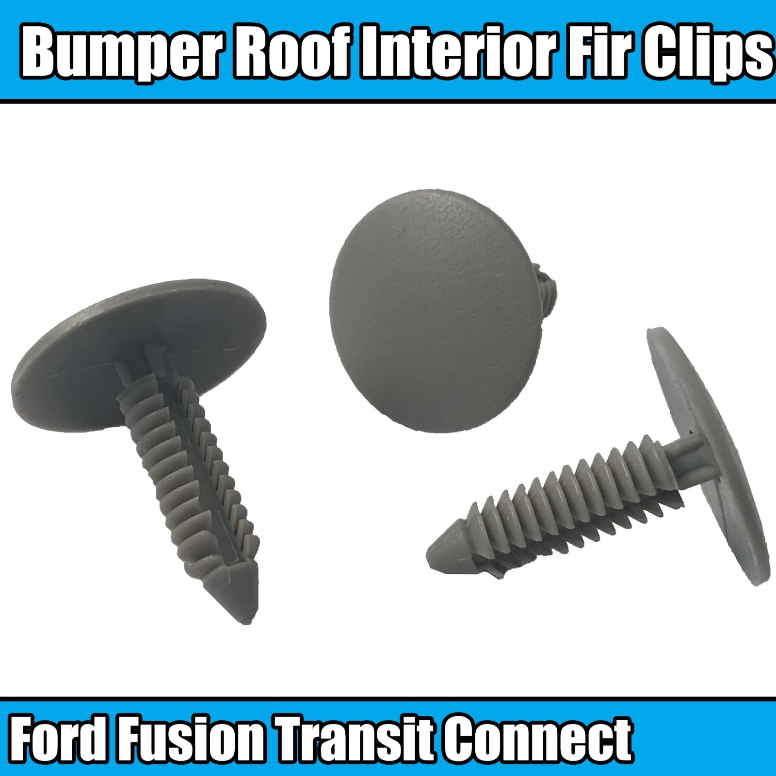 20x Ceiling Roof / Bumper Trim Panel Retainer Clips For FORD TRANSIT ...