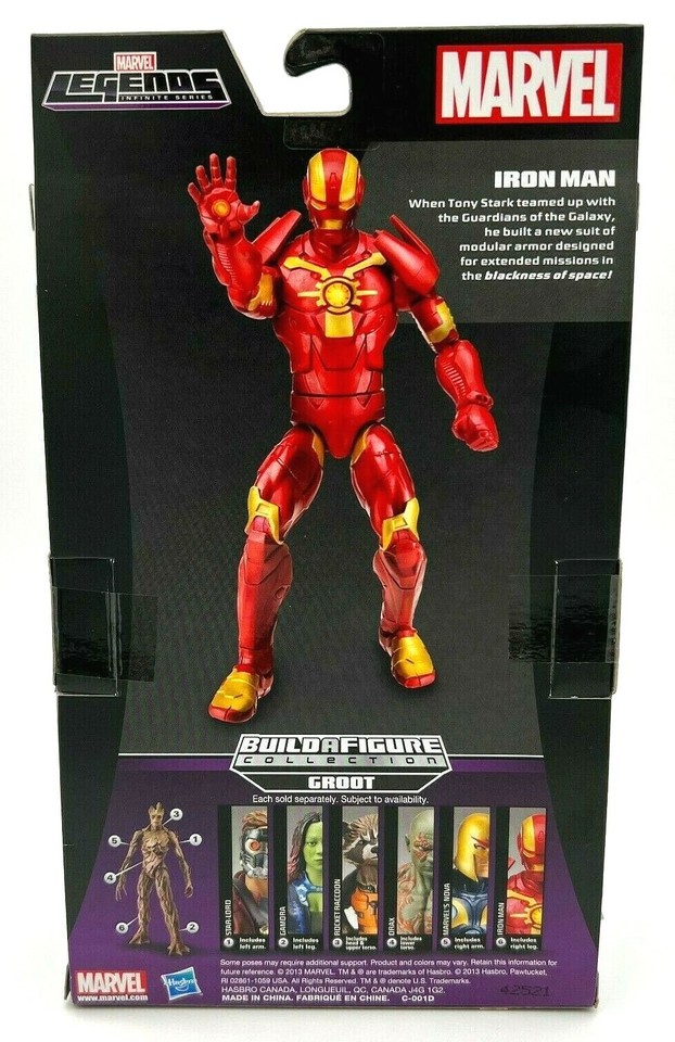 Hasbro Marvel Legends Infinite IRON MAN Groot Build-A-Figure Series ...
