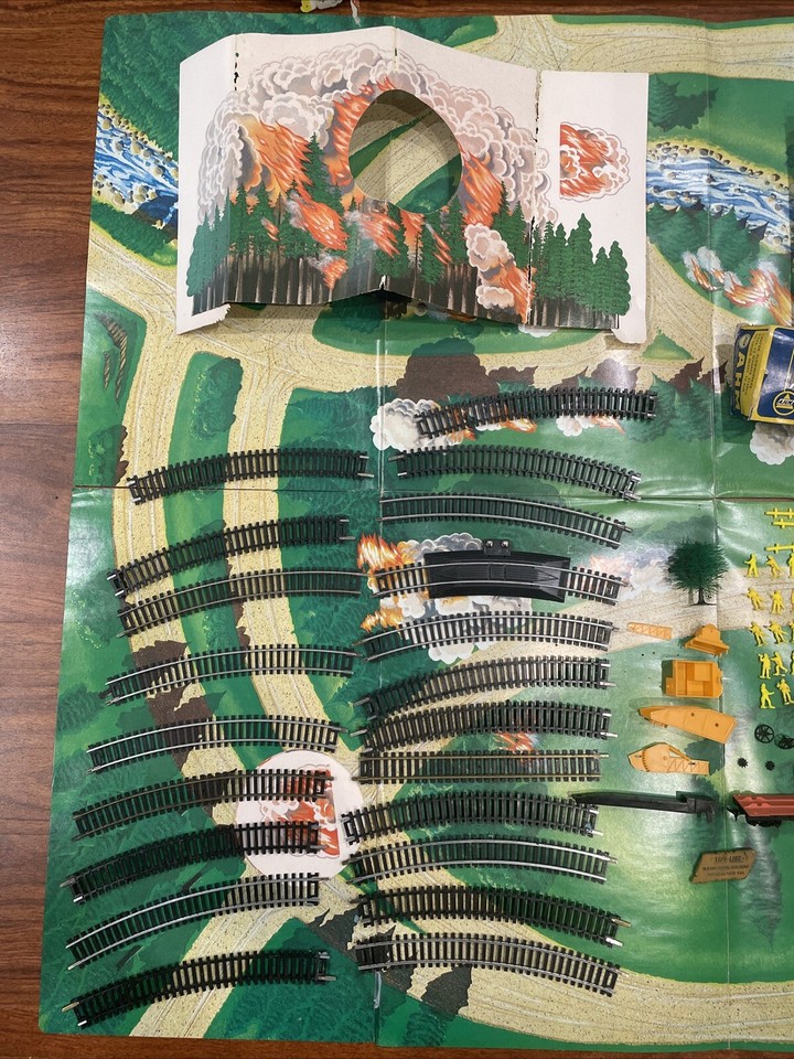 VTG AHM Fire Fox 1 Fire Command HO Scale Forest Fire Fighter Train Set ...