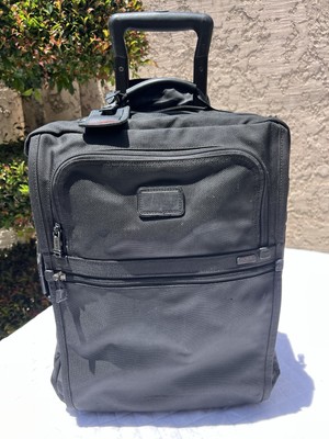 *wear To Corners* TUMI 22900DH ALPHA BLACK ROLLING CARRY ON Packable ...