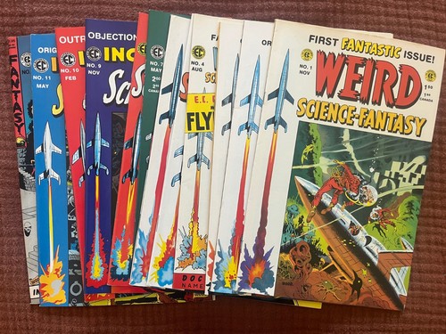12 Comic Book Lot EC Weird Science-Fantasy #1-11+ 1990s Reprint of ...