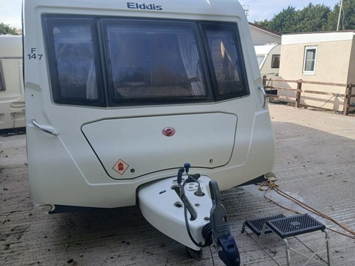 2011 Elddis Crusader Super Cyclone with 2 rear fixed single beds. Twin axle. | eBay UK