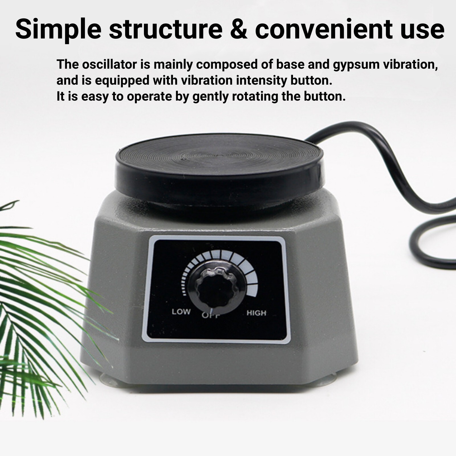 4" inch Dental Lab Round Shaker Oscillator Variable Speed Shaking ...