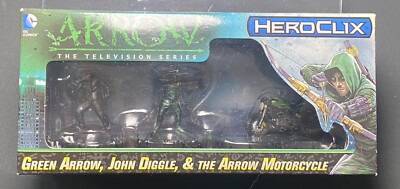 DC HeroClix: Green Arrow, John Diggle, The Arrow Motorcycle - Limited ...