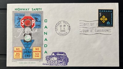 Canada FDC #447 Highway Safety 1966 | eBay