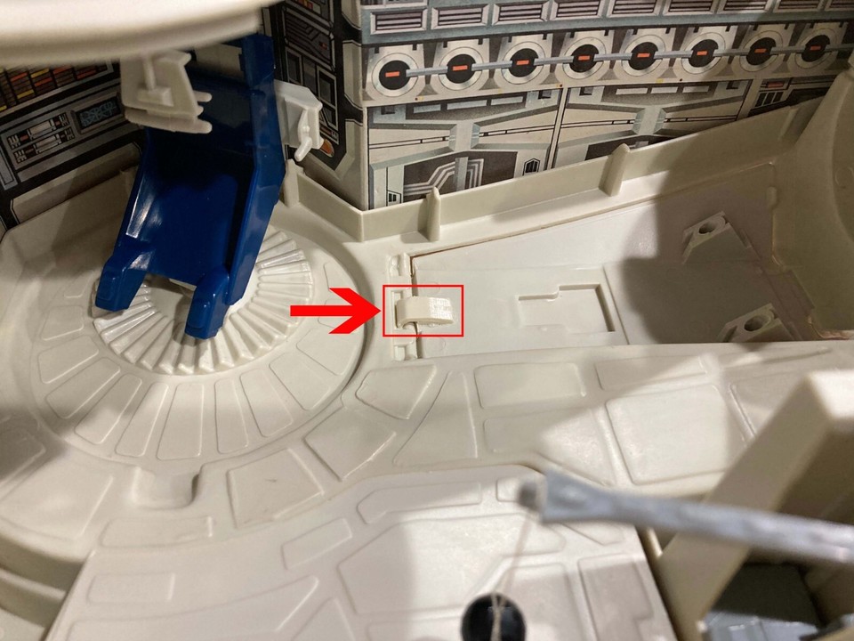 Vintage Star Wars Millennium Falcon Parts: Ramp Broken Tab Repair Kit ...
