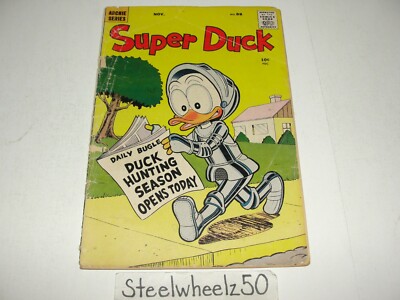 Super Duck #88 Comic 1959 Archie Comics Funny Animal Duck Hunting ...