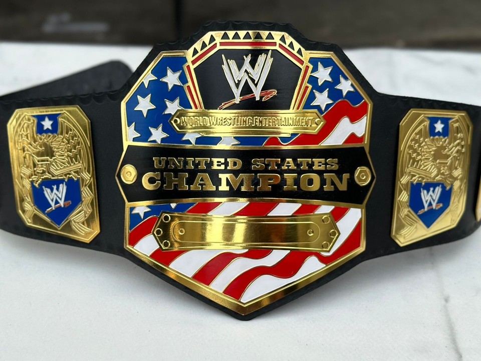 United States Championship belt wrestling replica title 2mm metal adult ...