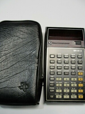 VINTAGE RED LED CALCULATOR TEXAS INSTRUMENTS SR-51-II | eBay
