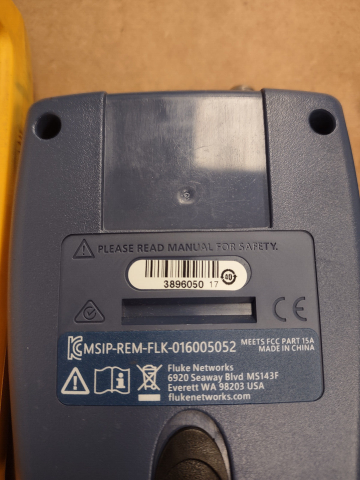 Fluke Networks CIQ-100 CableIQ Qualification Tester Physical Condition ...