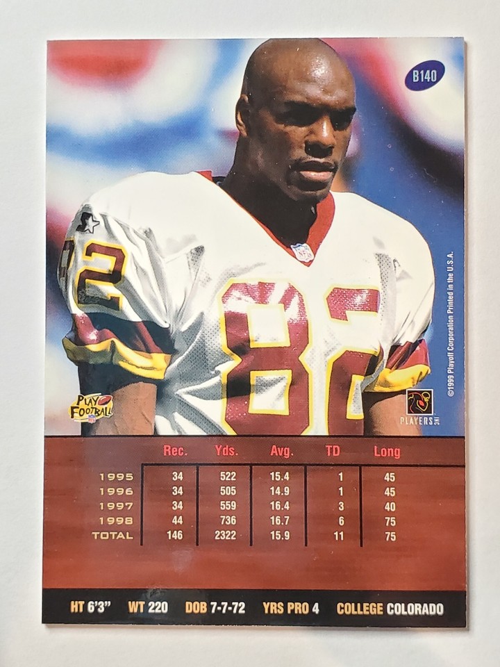 1999 Playoff Prestige SSD #140 Michael Westbrook ~ Washington Redskins ...