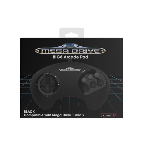 BIG6 Controller Pad for SEGA Mega Drive & Genesis Consoles - Original ...