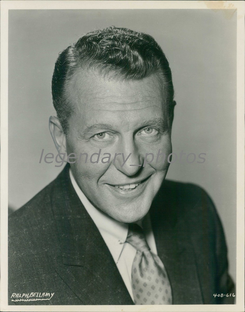 Ralph Bellamy Actor 1953 Press Photo Actor Ralph Bellamy On "Man