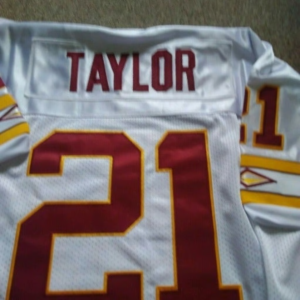 Sean Taylor Washington Redskins Throwback #21 Spec. Ed SEWN WHITE ...